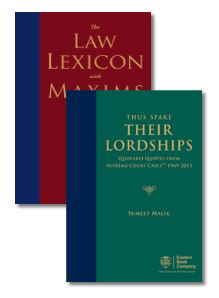 Law Lexicon with Maxims + Thus Spake Their Lordships (SCC) 1969-2018